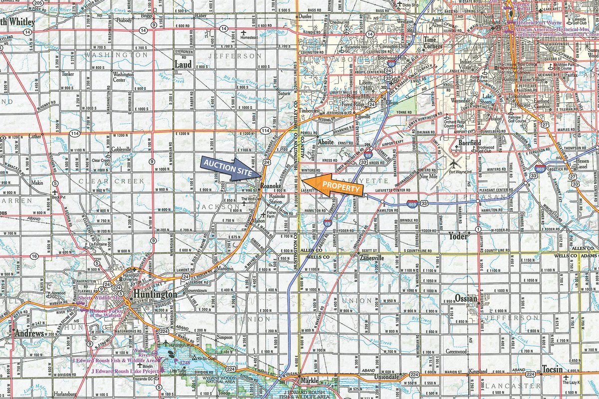 FARMLAND AUCTION - LAND AUCTION - 58+/- ACRES OFFERED IN 2 TRACTS IN ...